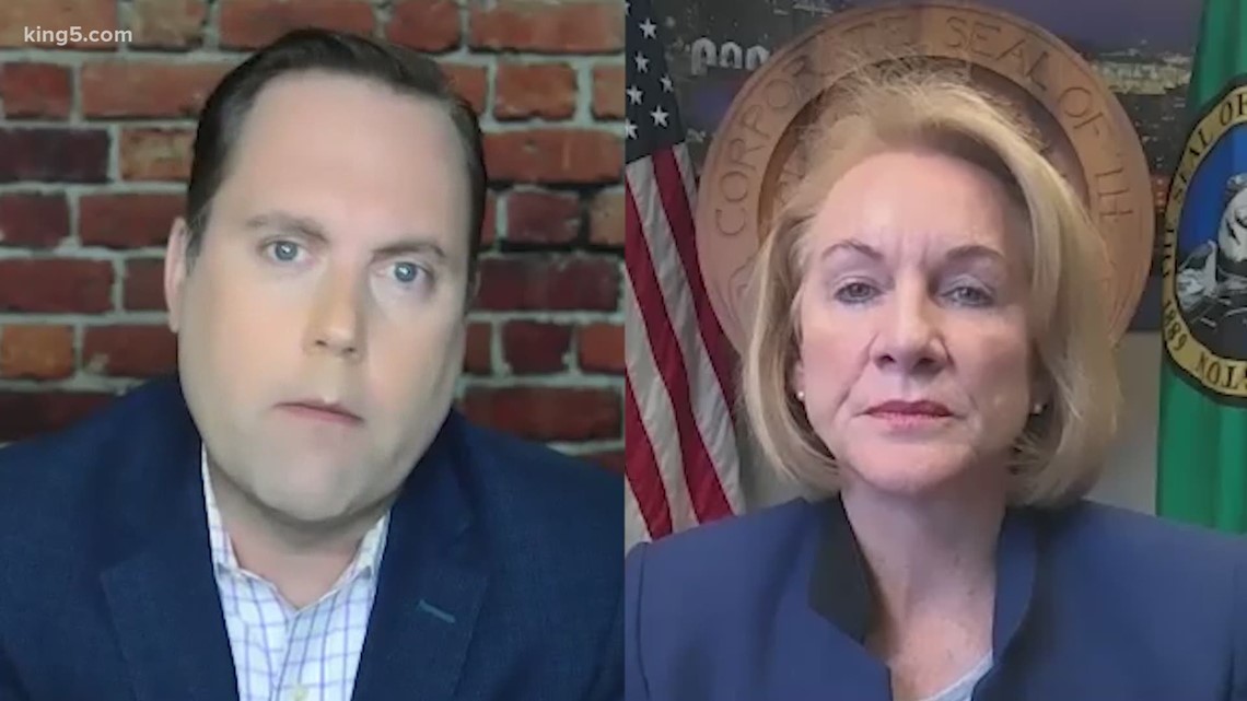 Seattle Mayor Jenny Durkan reacts to handling of CHOP and to calls for ...