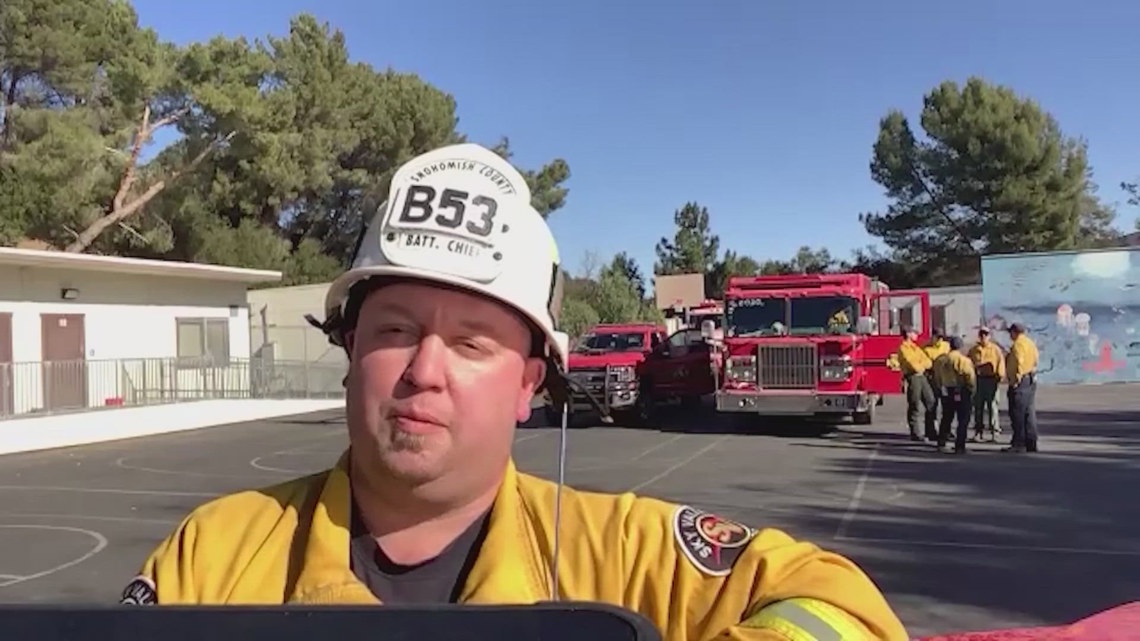 Snohomish County firefighters join battle as Los Angeles wildfires rage ...