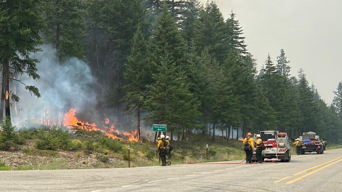 20-mile stretch of North Cascades Highway closed for wildfire response ...