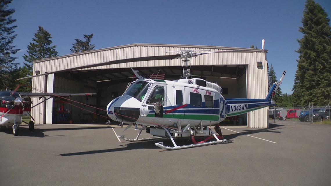 Amid Washington's wildfire season, the state's aerial firefighting ...