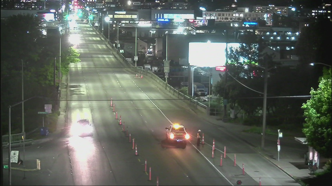 Ballard Bridge closes for construction | king5.com
