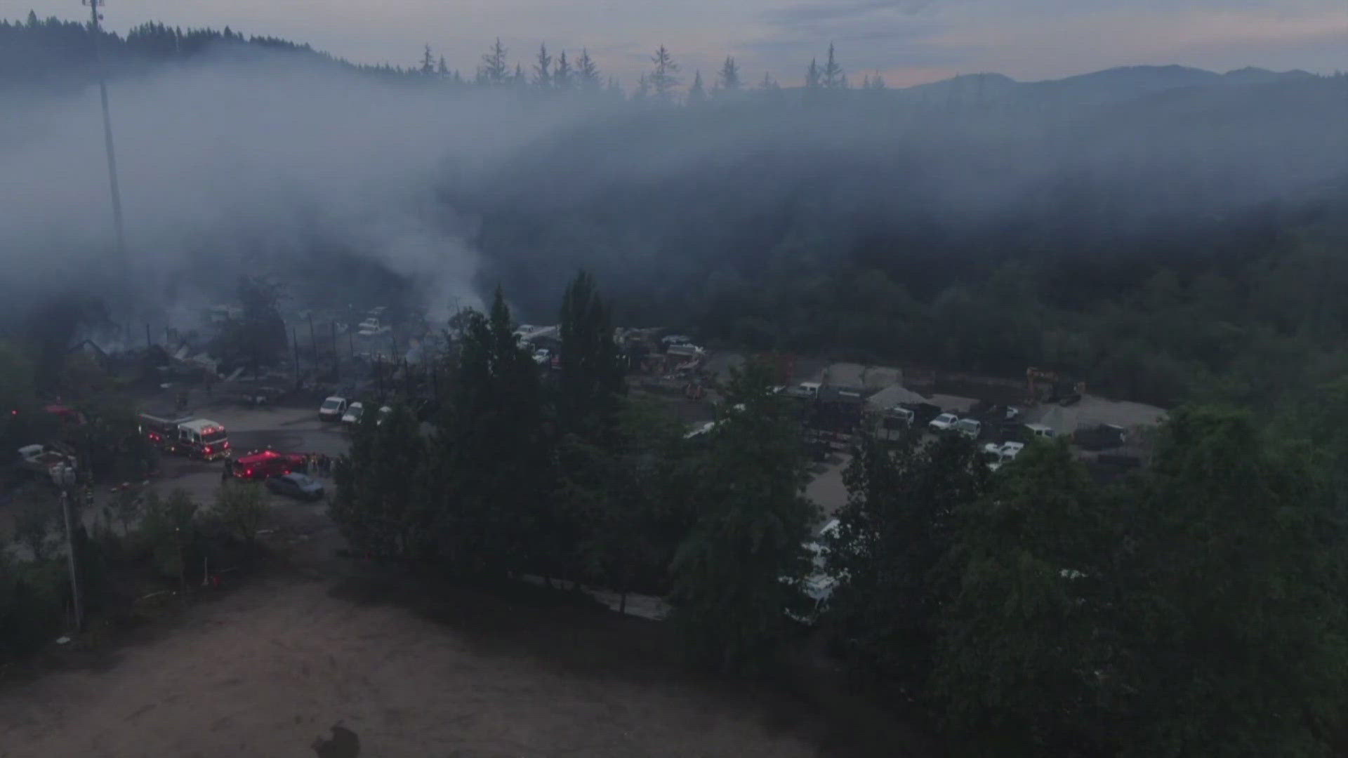 UPDATE: Multiple buildings destroyed at Sammamish landscaping business ...