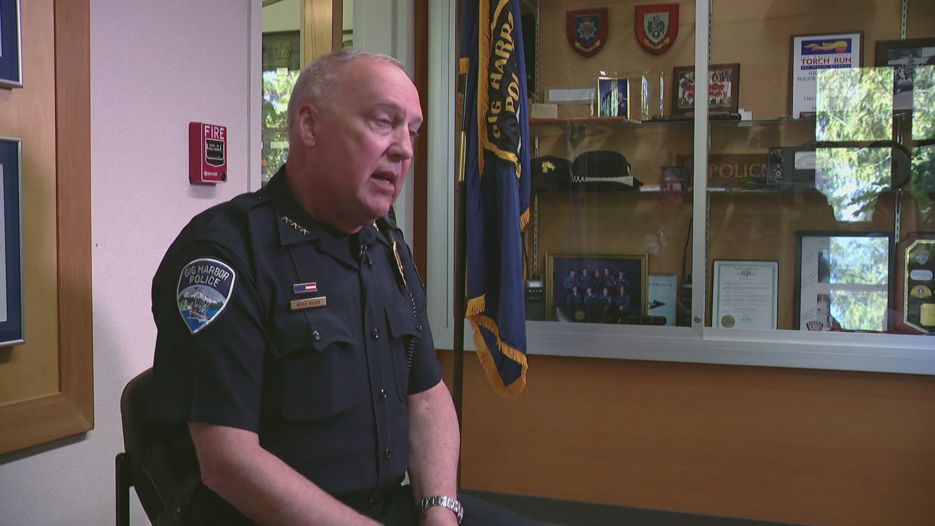 Gig Harbor Police Chief Busey retires after 30+ years | king5.com