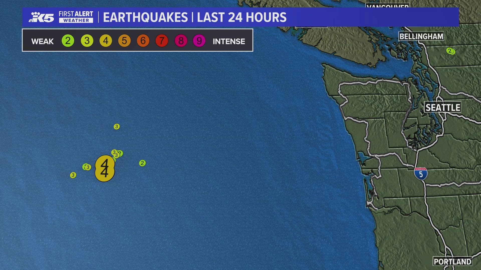 2.9 earthquake strikes near Mount Vernon | king5.com