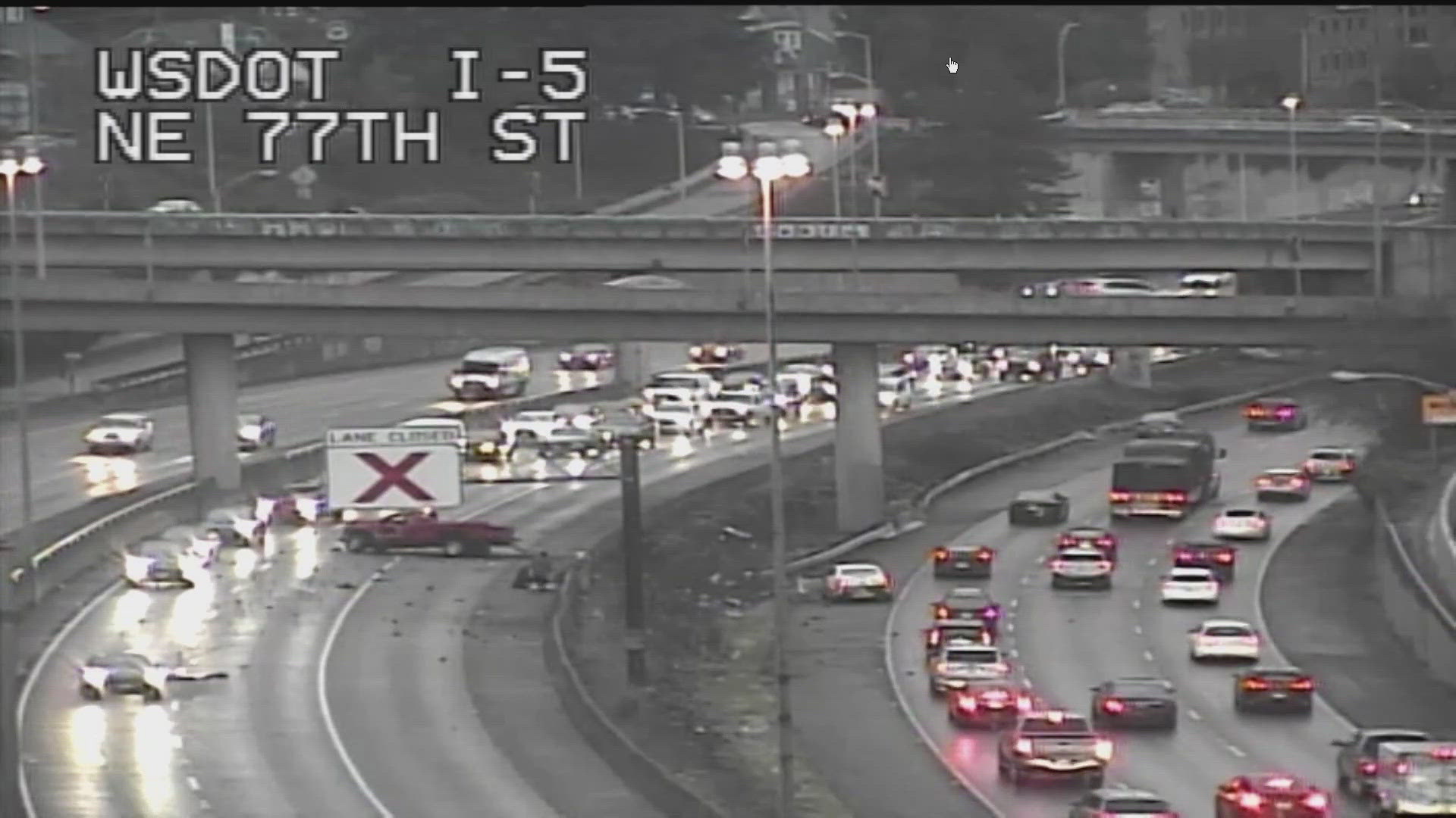 Two 19-year-olds taken to Harborview after crash that shut down NB I-5 ...