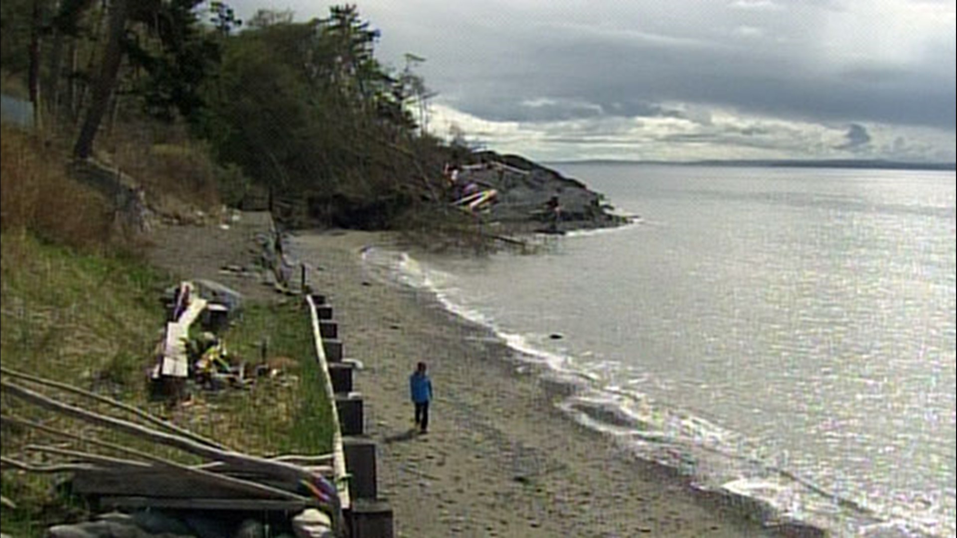 Inslee visits Whidbey Island landslide area, offers help | king5.com