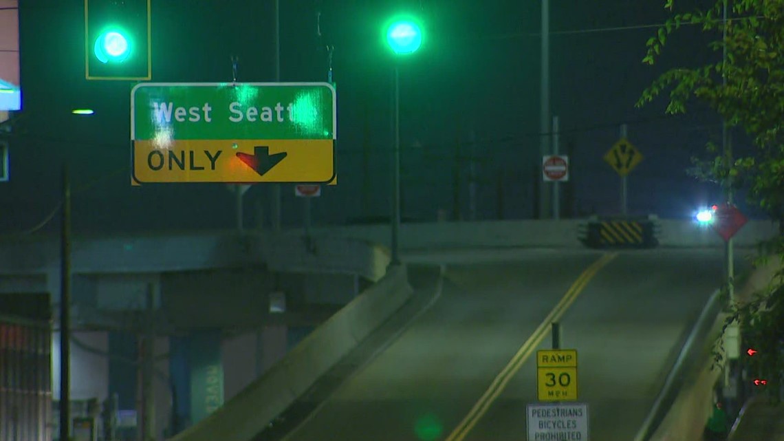 Live look at West Seattle Bridge minutes after long-awaited reopening ...