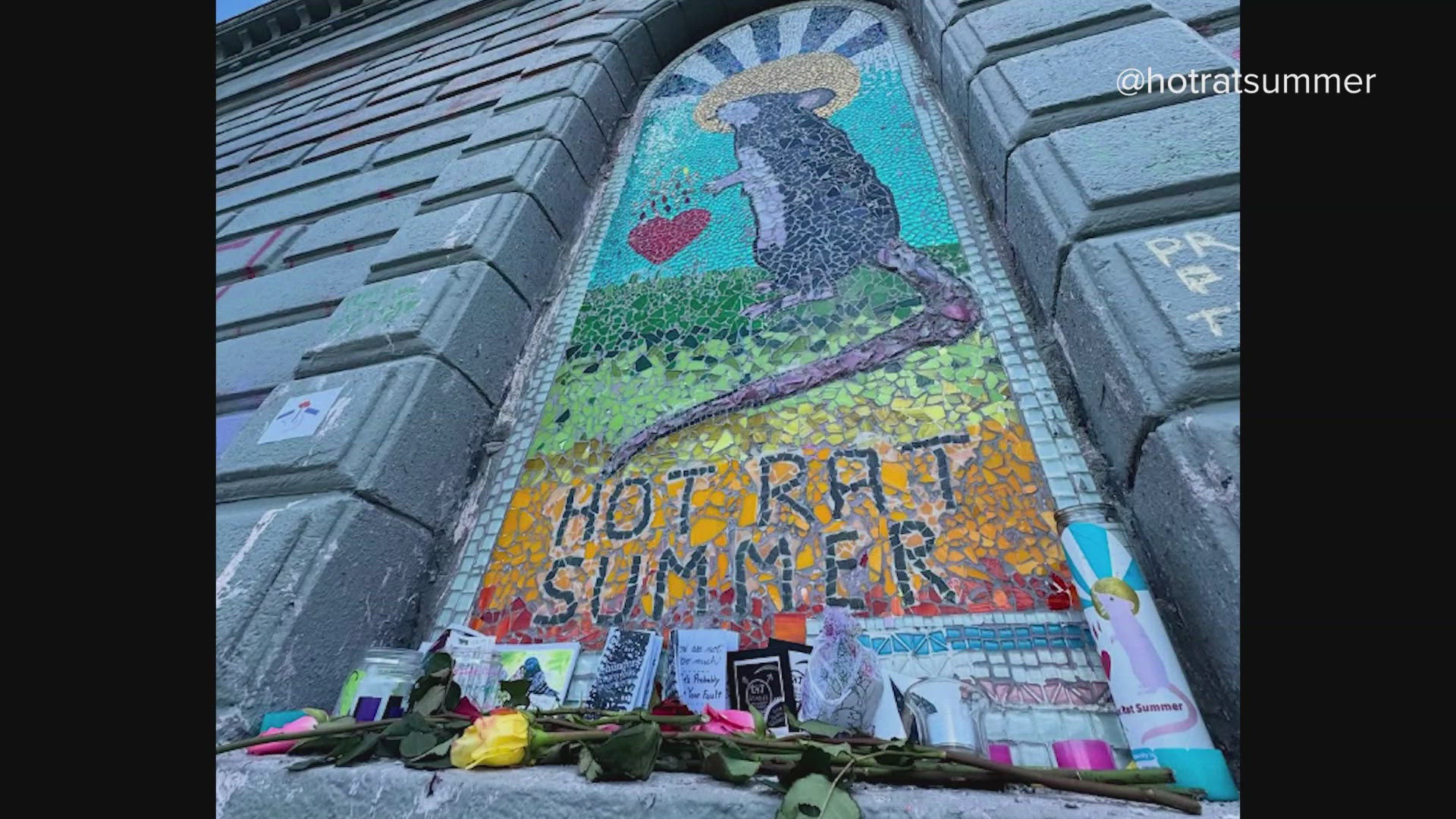 Seattle 'Hot Rat Summer' mosaic sparks debate | king5.com