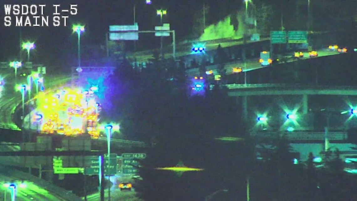 Alleged assault turns into crash on I-5 | king5.com