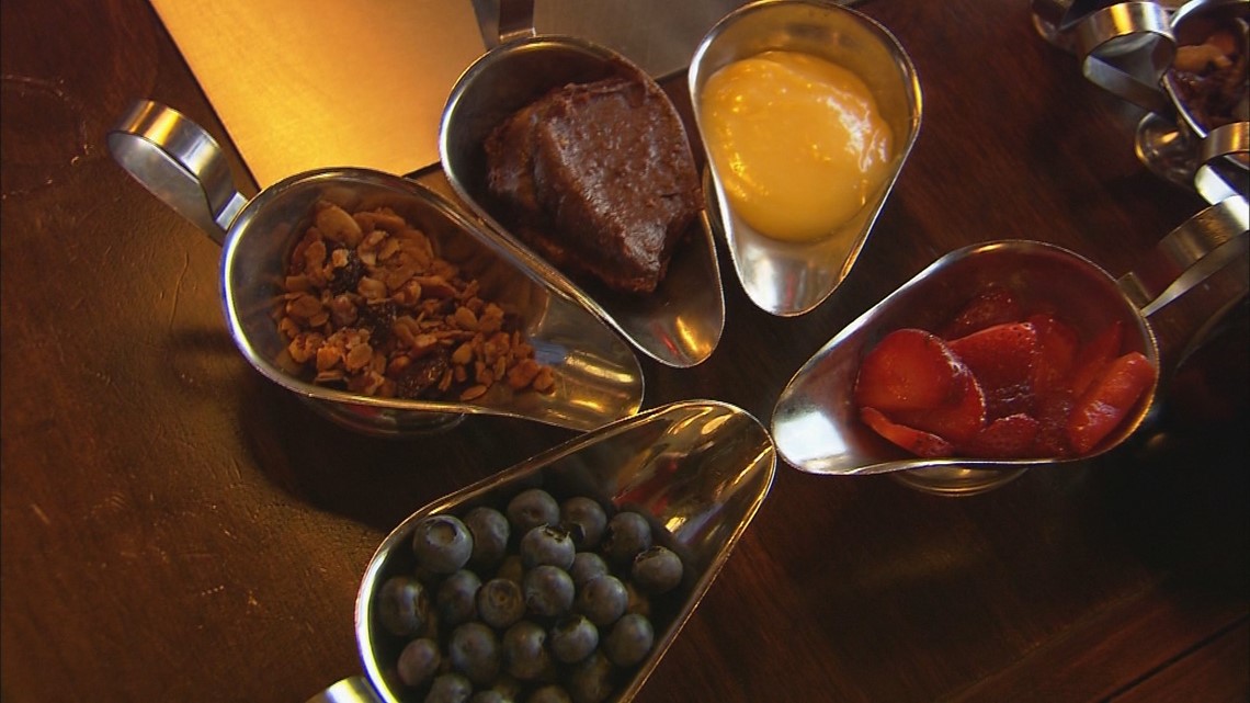 A side of fun with breakfast at this make-it-yourself restaurant ...