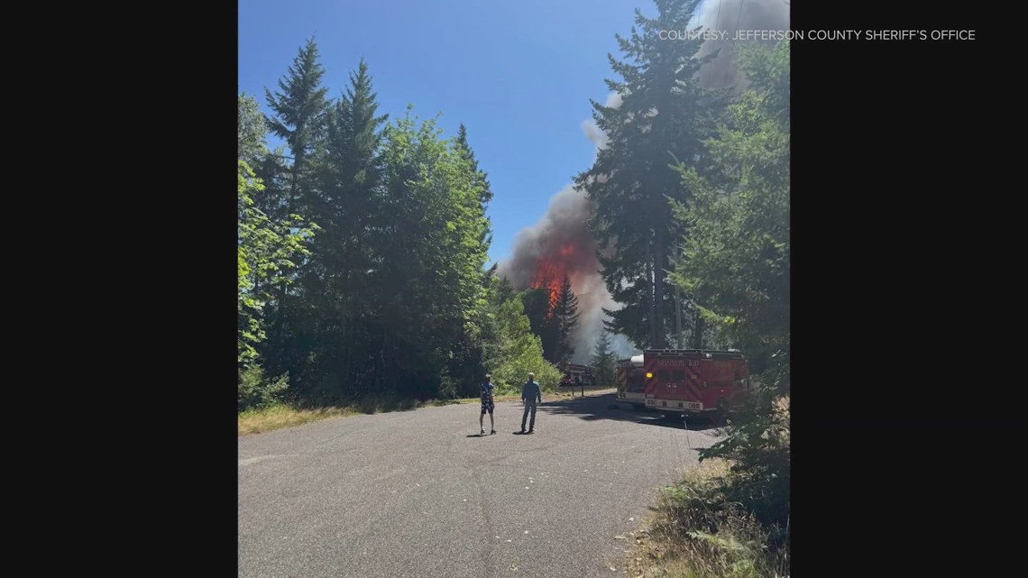 Evacuation ordered as fire spreads in Brinnon, Jefferson County | king5.com