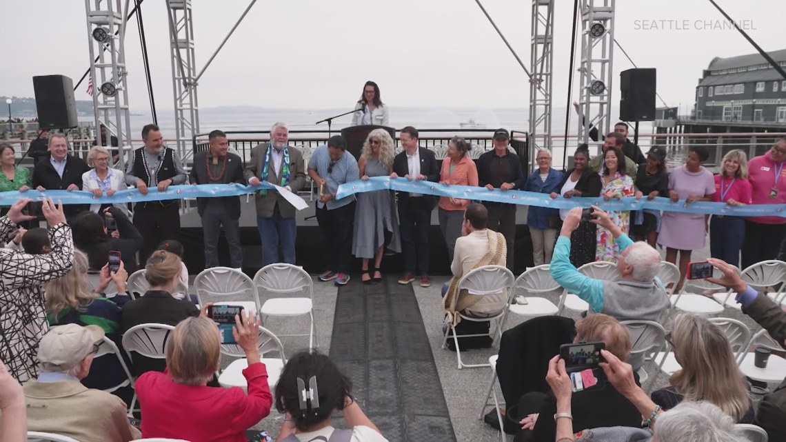 Seattle opens Elliott Bay Waterfront Park in September | king5.com