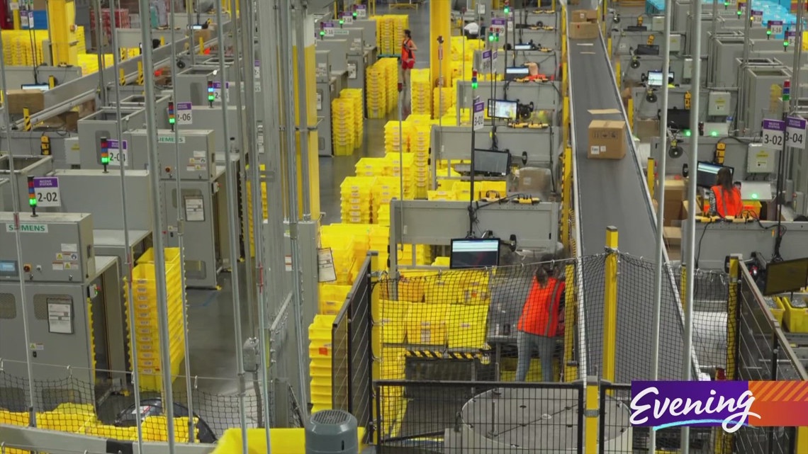 Go inside Amazon's largest fulfillment center in Washington state ...