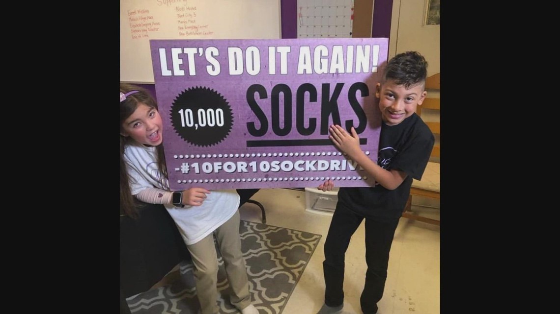 Seattle nonprofit collecting 10,000 socks for 10 shelters | king5.com