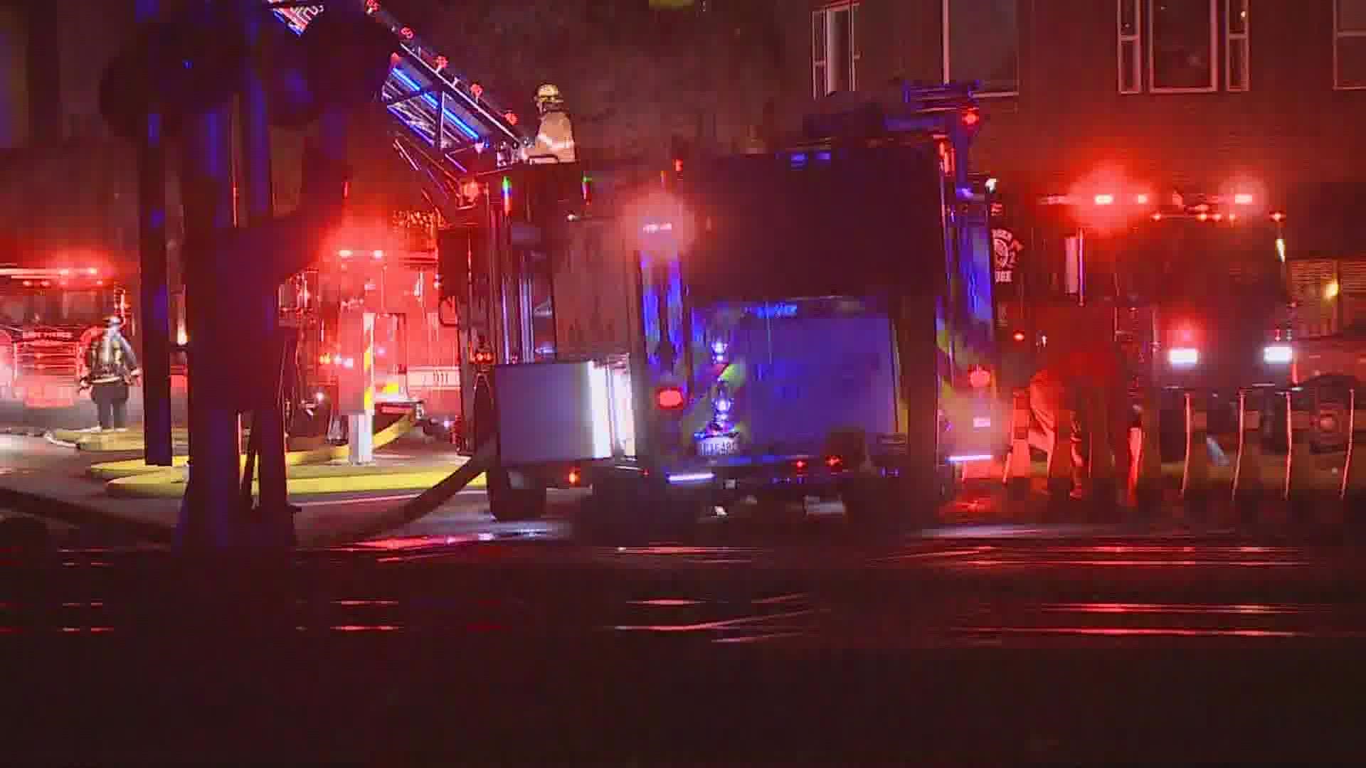 Crews battle 3-alarm fire in downtown Sumner | king5.com