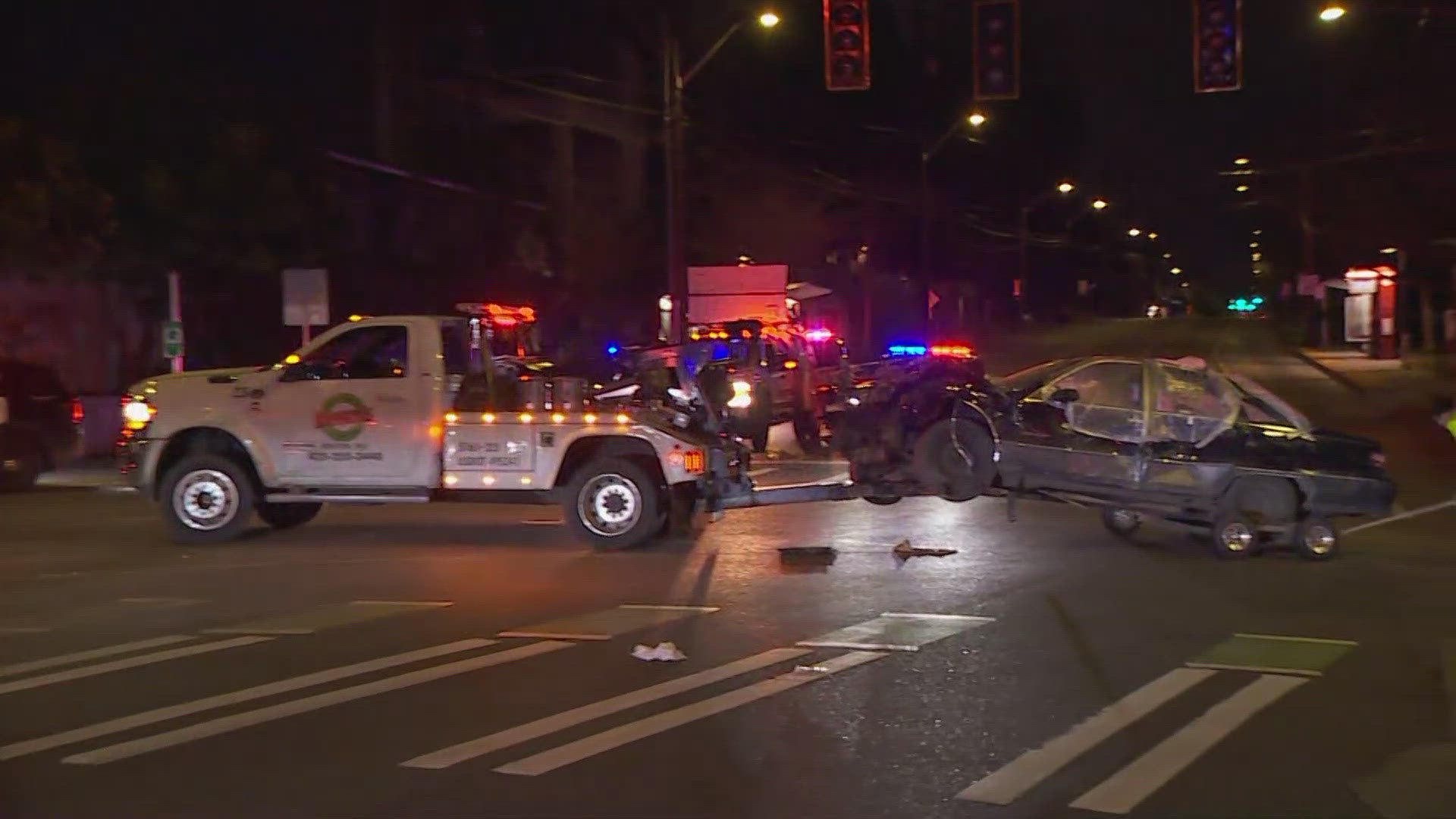 Two arrested after pursuit ends in crash in West Seattle | king5.com