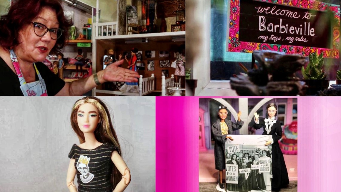 Bellevue Arts Museum docent becomes the Goddess of Barbieville | king5.com