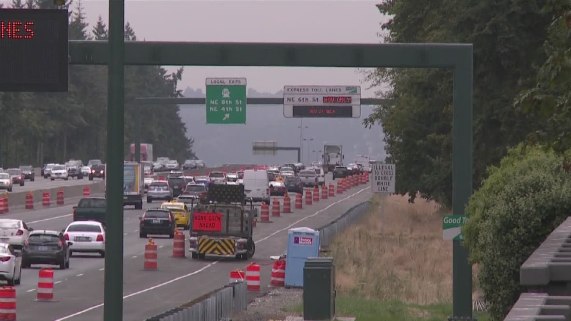 FAQ: How do the I-405 Express Toll lanes work? | king5.com