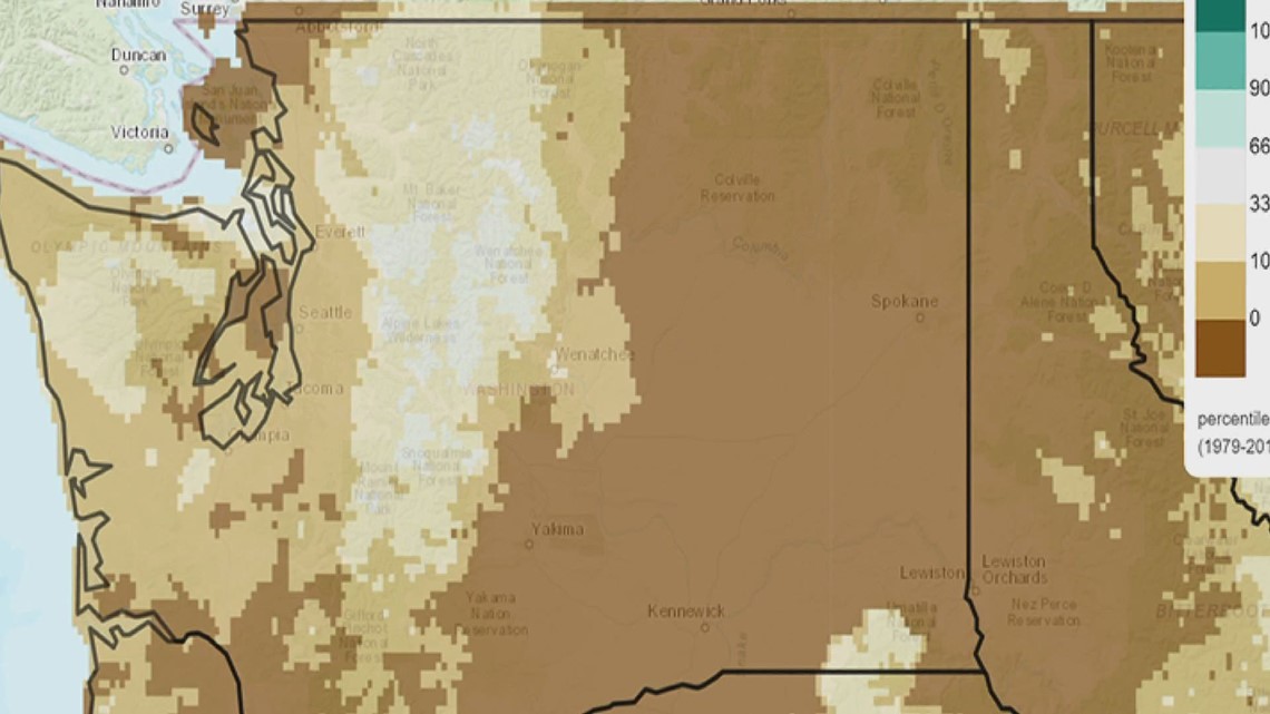 Washington sees historically dry spring, sparking concerns for a summer ...