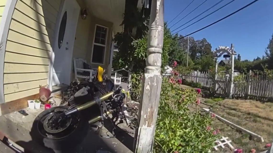 Convicted felon faces charges after motorcycle crashes into Pierce ...