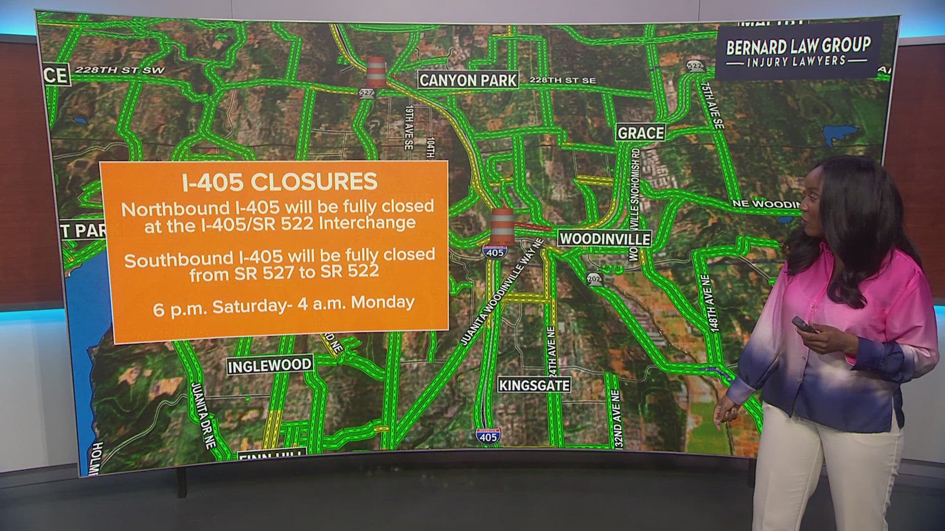 Both directions of I-405 to close this weekend | king5.com