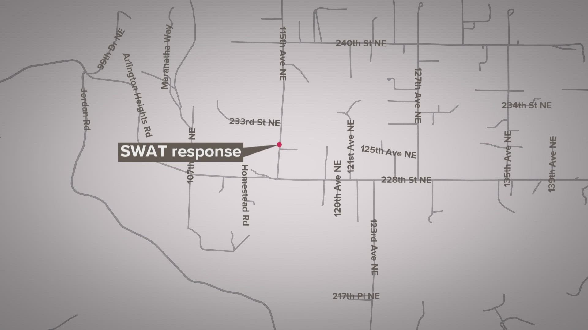 Suspect in custody after SWAT standoff in Arlington | king5.com