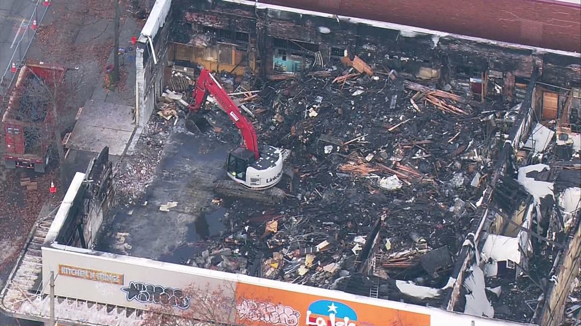 Seattle businesses destroyed in Ballard fire to be demolished | king5.com