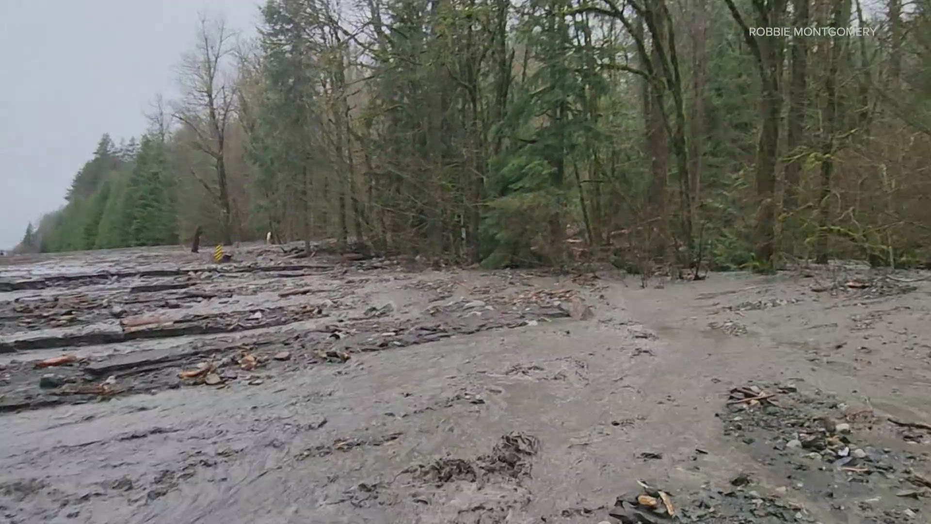 Nearly 50 miles of U.S. Highway 2 closed after flooding and mudslides ...