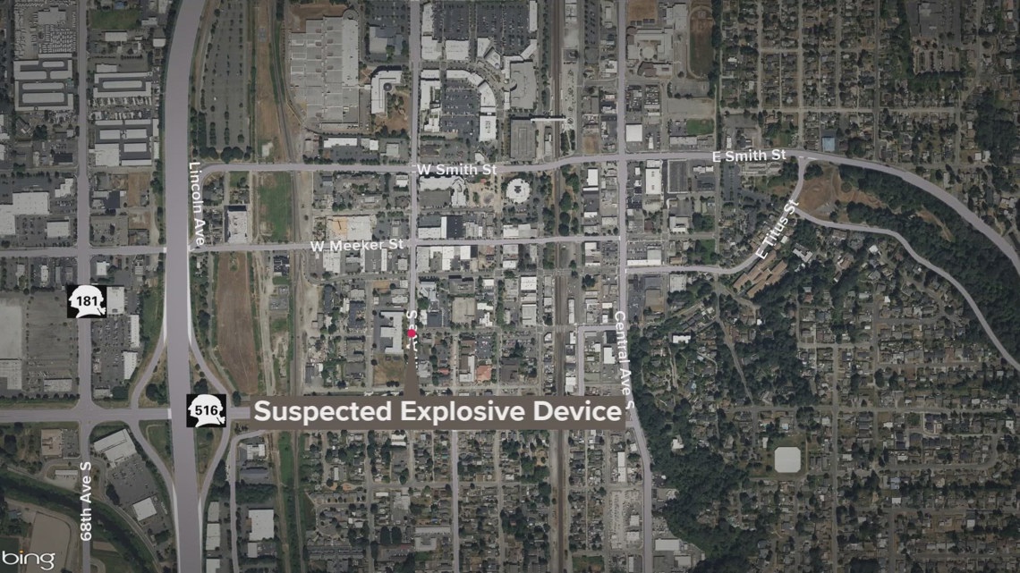 Bomb squad neutralizes explosive device near Kent PD | king5.com