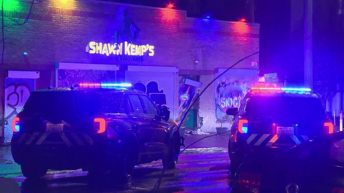 Kemp's Cannabis hit by crash-and-grab burglary | king5.com