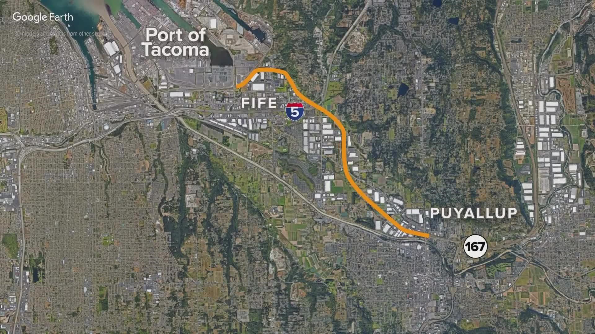 A new expressway will connect Puyallup to Port of Tacoma | king5.com