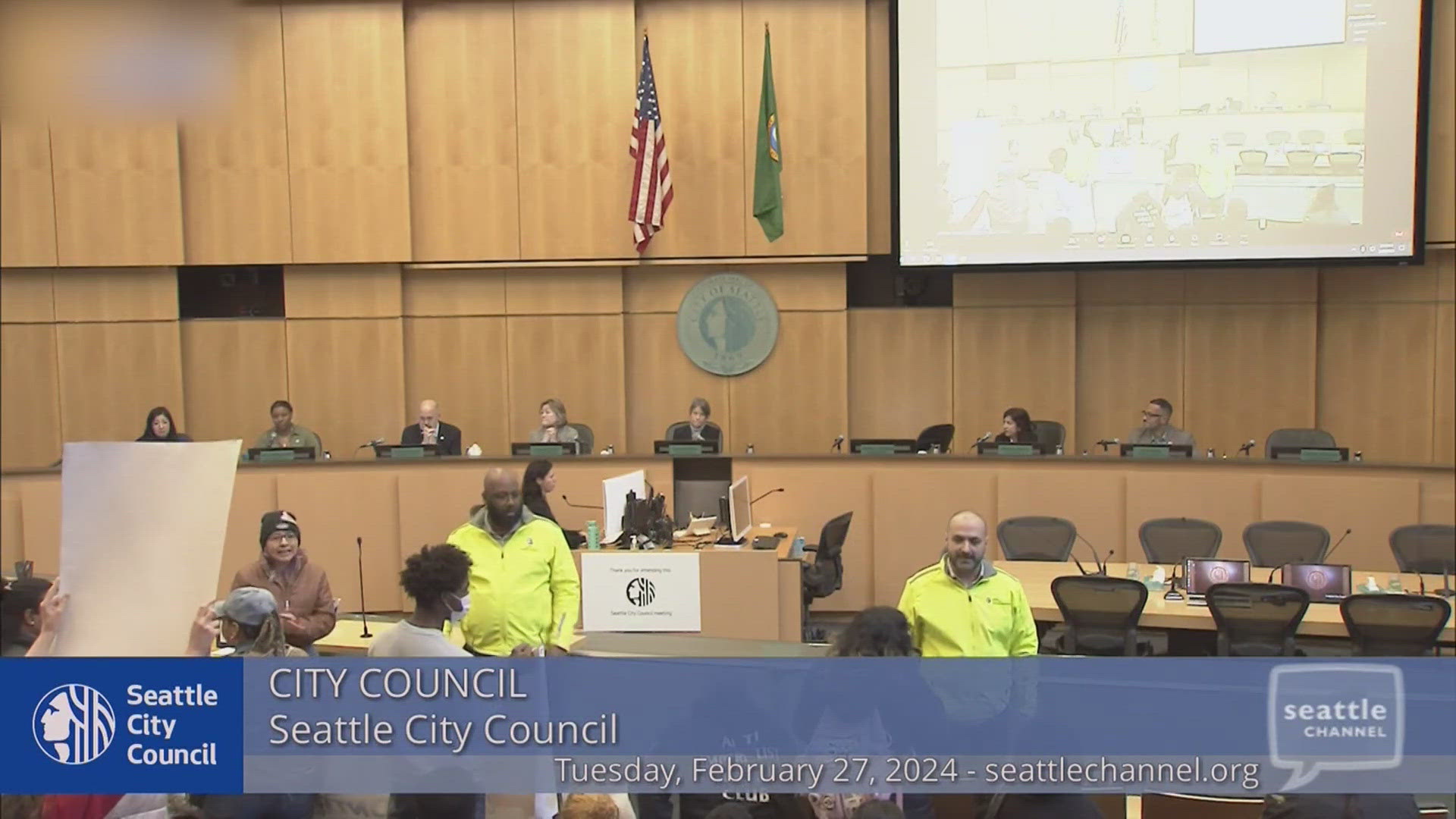 6 protesters charged with trespassing in Seattle City Hall | king5.com