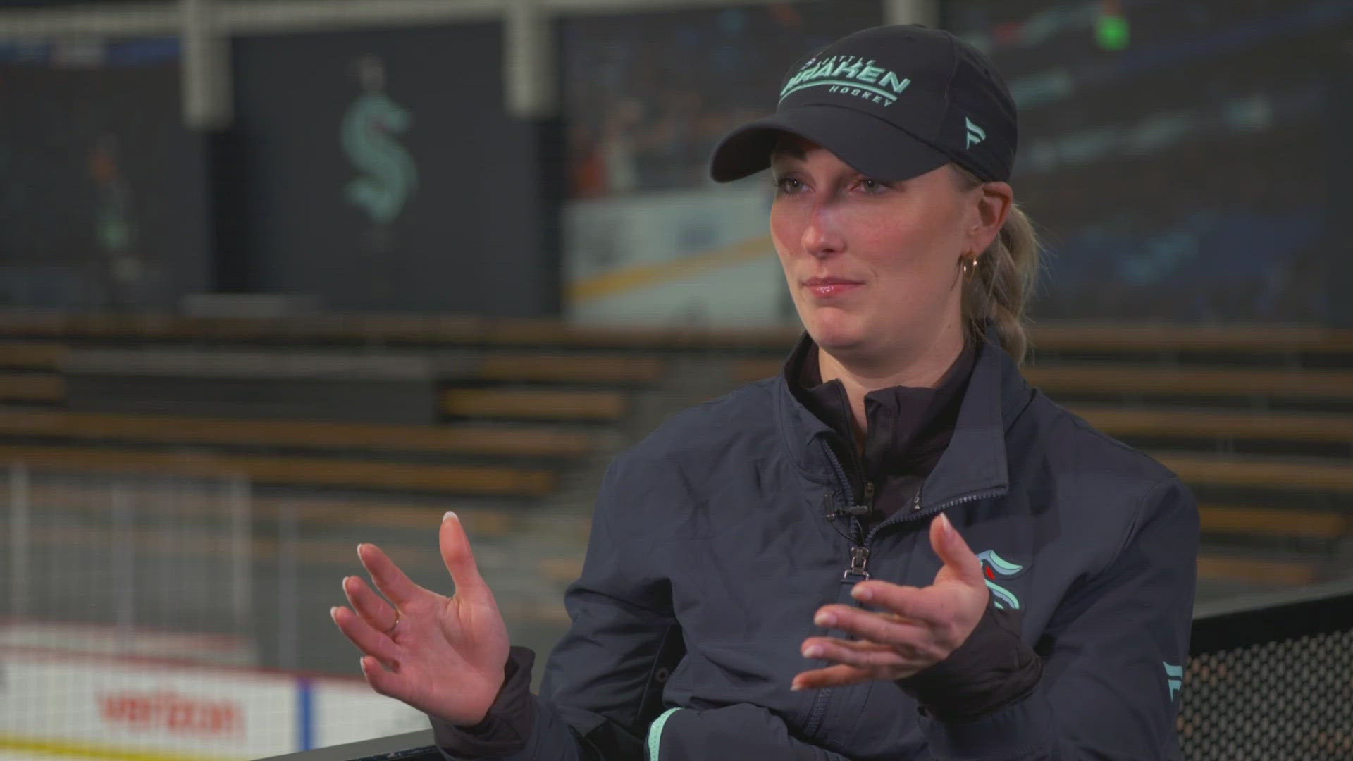 1-on-1 with Kraken's Jessica Campbell, first female coach in the NHL ...