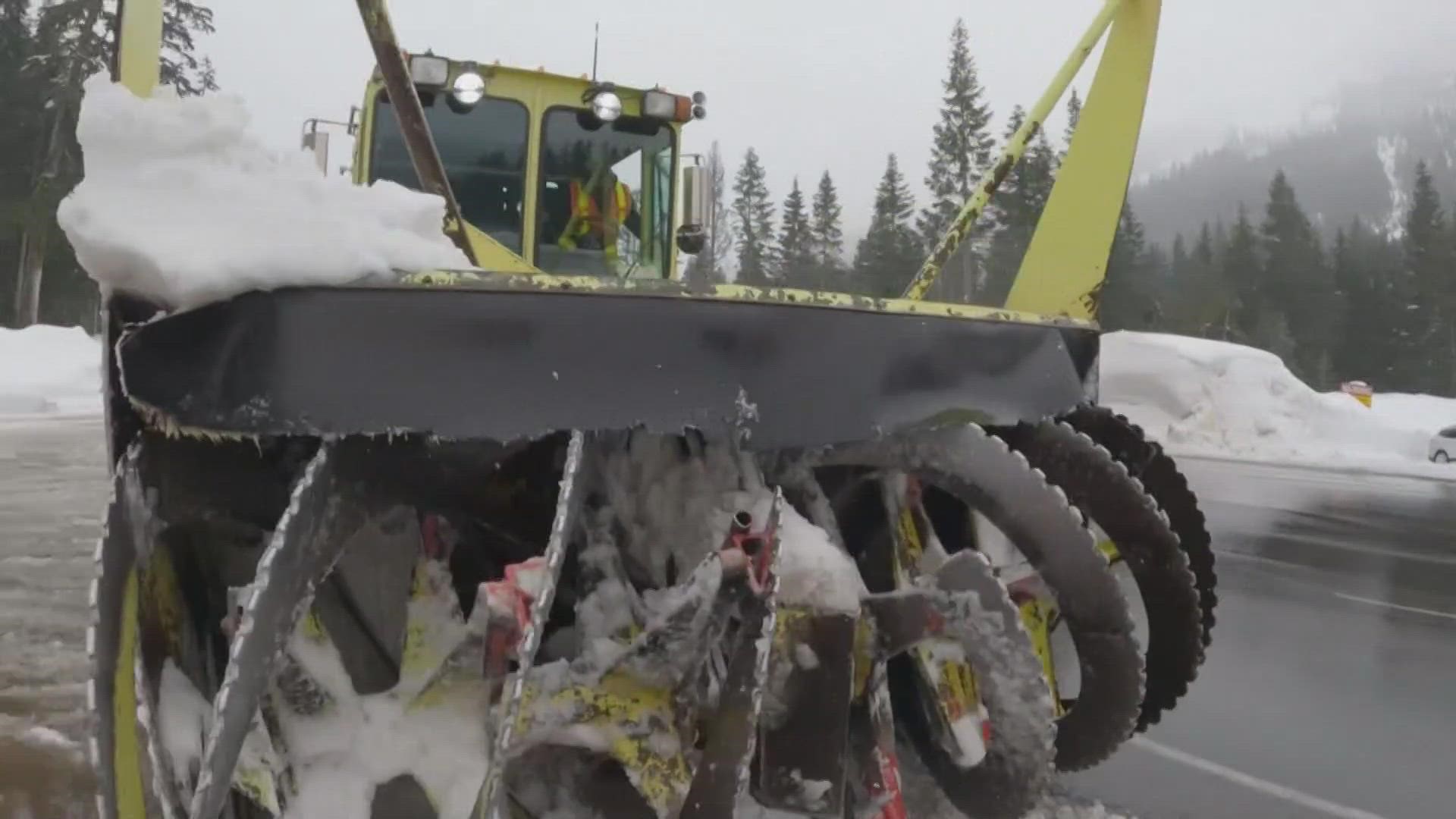 Avalanche control along Stevens Pass | king5.com