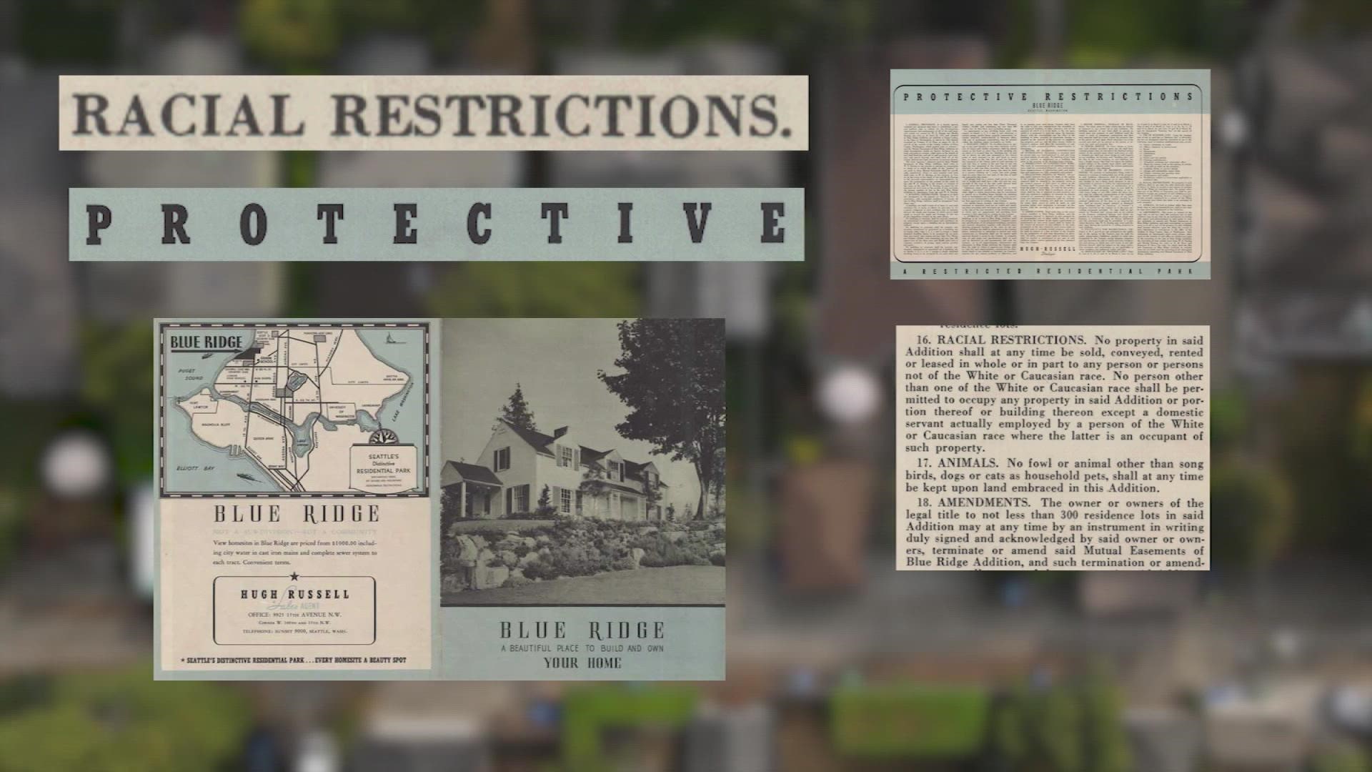 Washington funds help examine racist homeowner covenants | king5.com