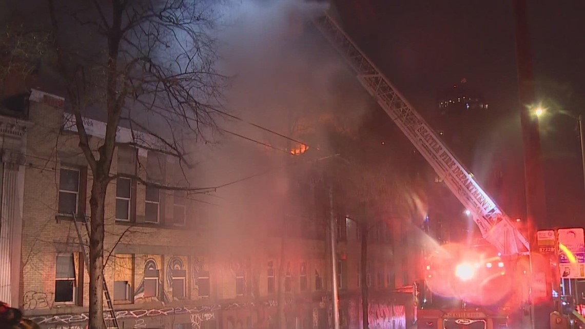 Large 3-alarm fire in Seattle vacant building on New Year's Day | king5.com