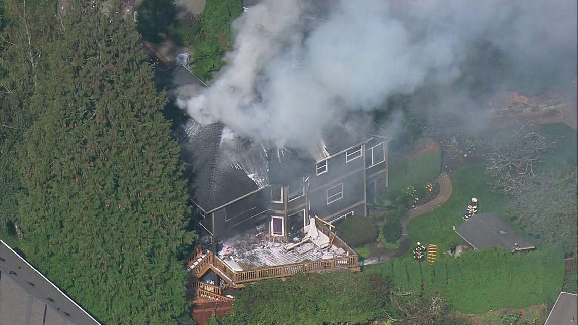 Newcastle home catches fire twice in less than 12 hours | king5.com