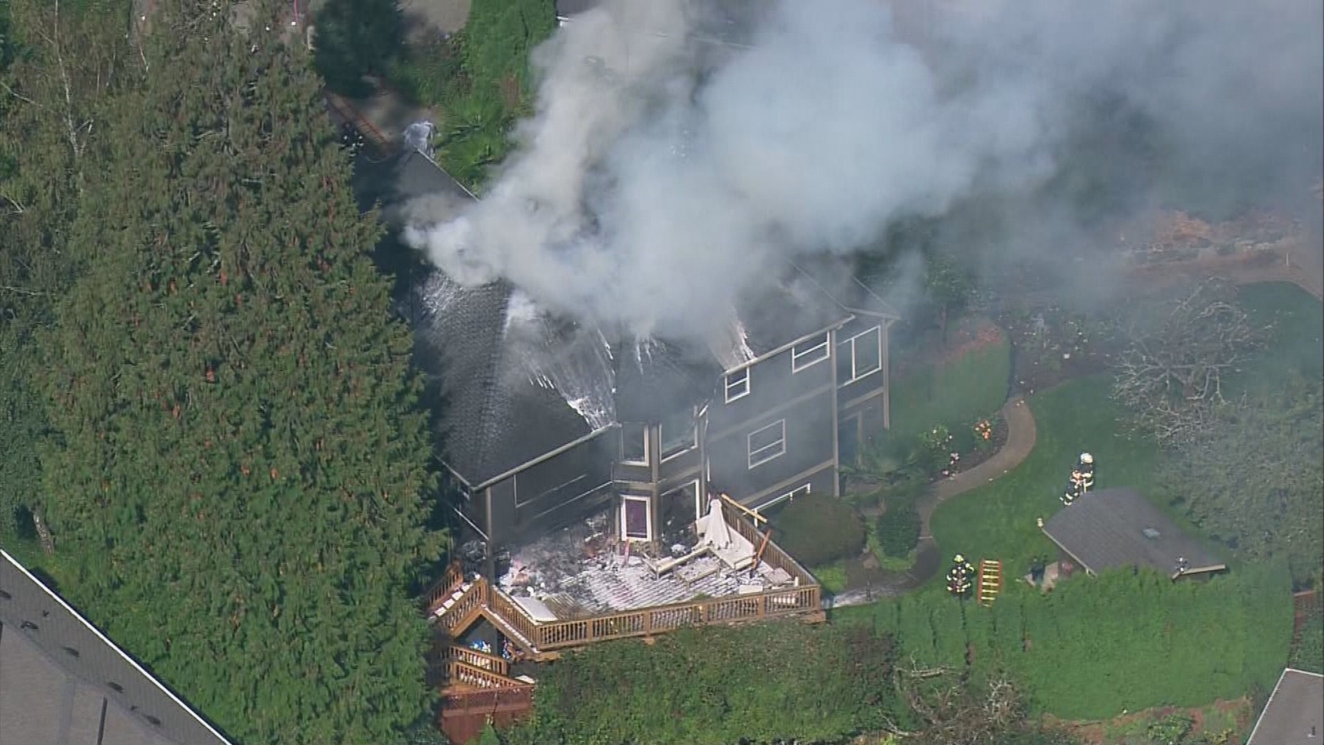 Newcastle home catches fire twice in less than 12 hours | king5.com