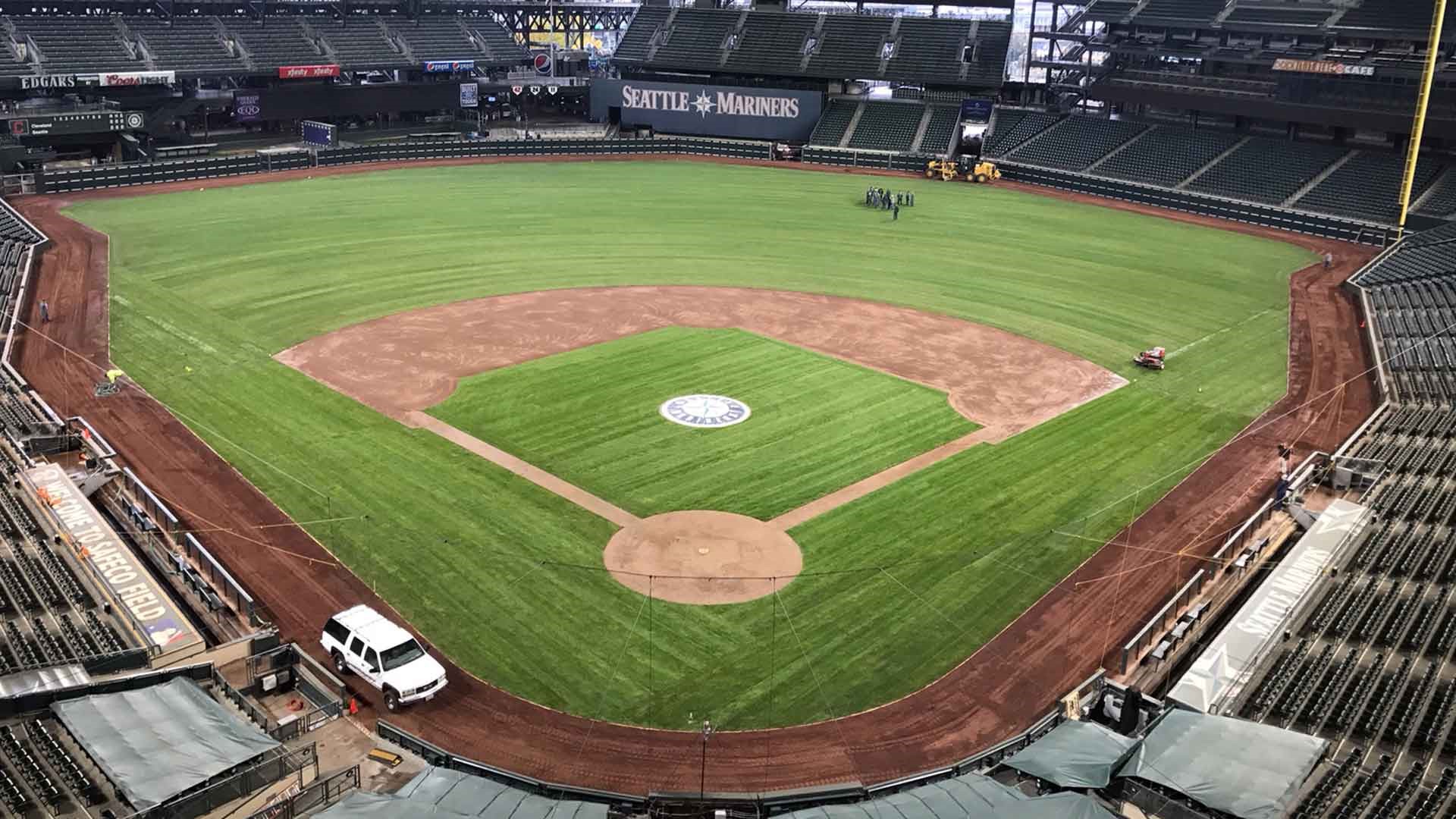 Safeco Field's new turf installed | king5.com
