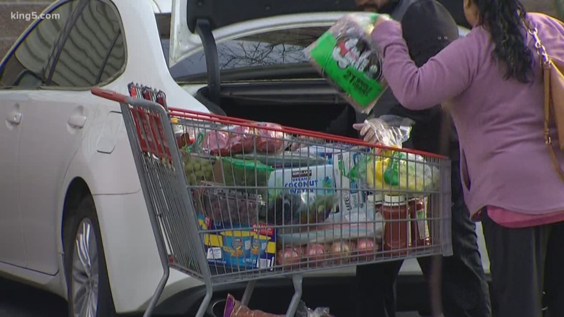 Shoppers urged to 'leave some for their neighbors' during grocery store ...