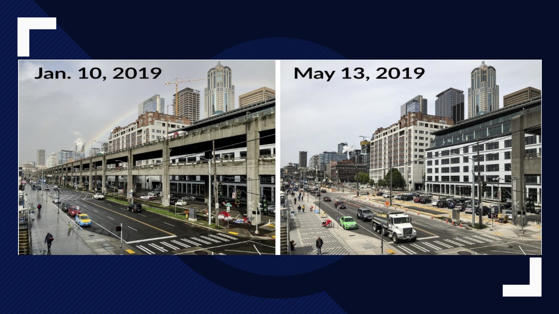Timelapse video shows demolition of Seattle’s viaduct from above ...