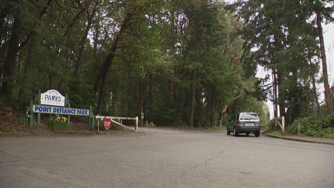 Year long road closure at Point Defiance Park begins | king5.com