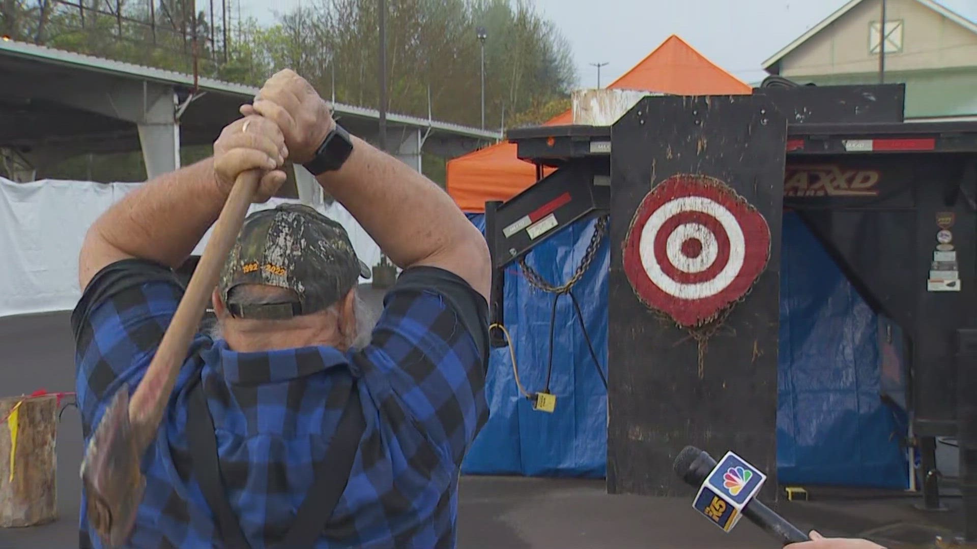 Axe throwing and log rolling will be part of 2024 Washington State ...