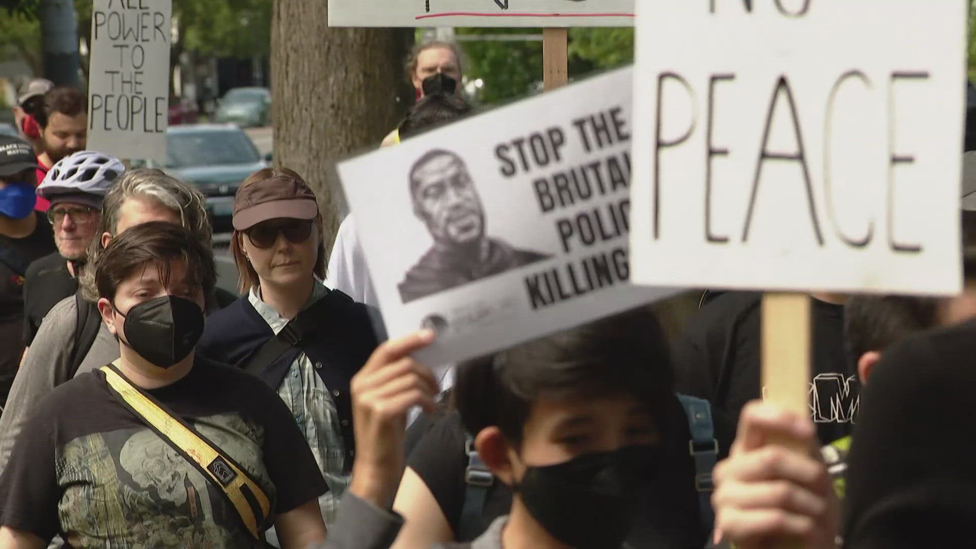 Seattle's Columbia City rally marks five years since George Floyd's ...