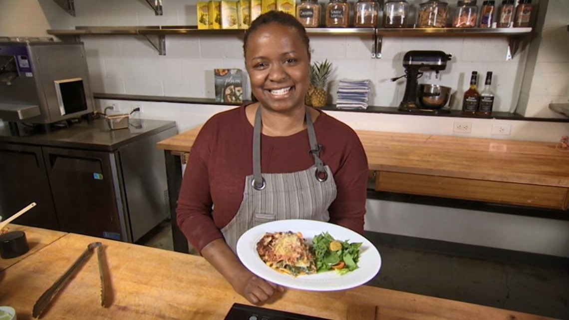 How Chef Makini Howell makes a plant-based lasagna - Makini's Kitchen ...