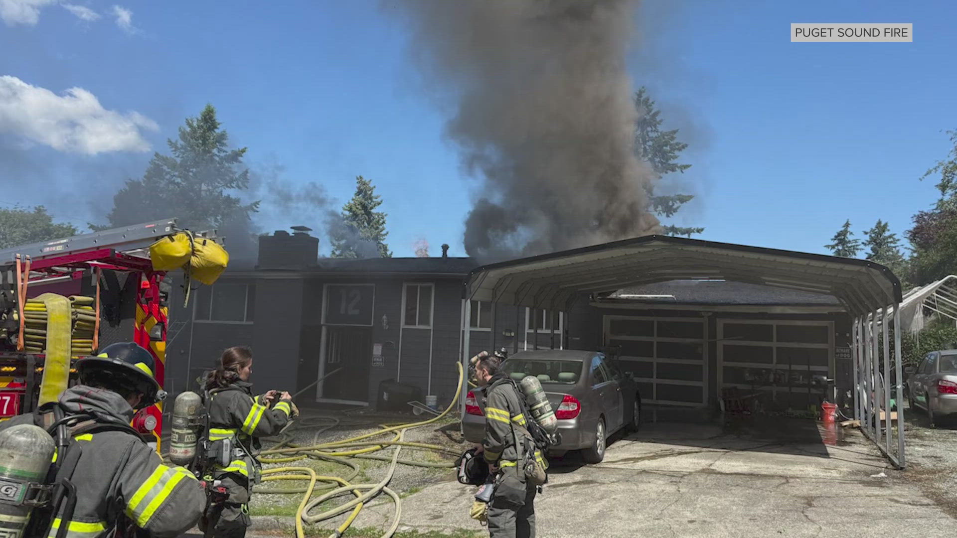 2 people injured, dog killed in Kent house fire | king5.com