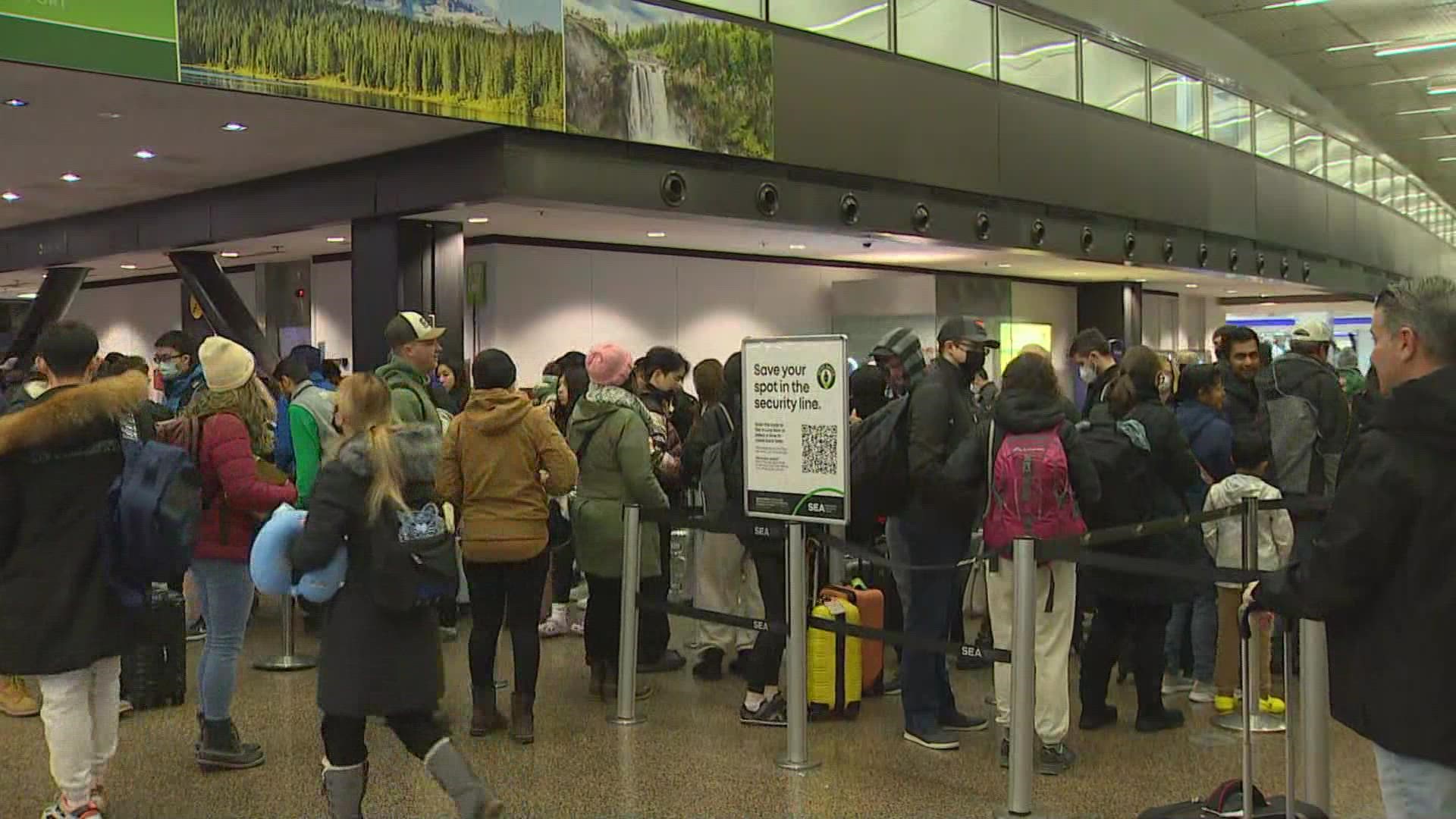 Security breach at Sea-Tac Airport causes lines to back up to parking ...