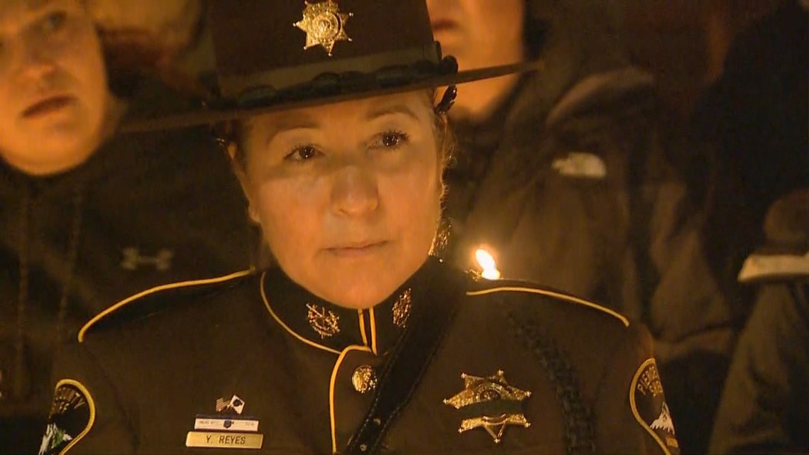 Officers share memories of Deputy McCartney at candlelight vigil ...