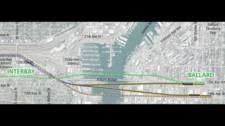 Ballard light rail tunnel in Seattle would cost $450 million more ...