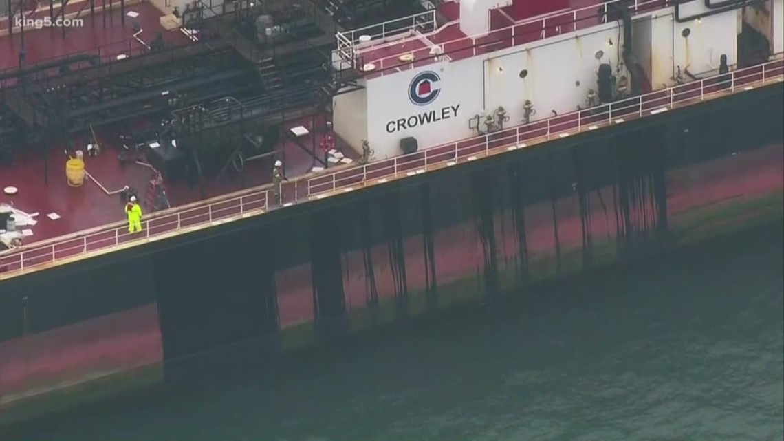 Oil spill at Shell Puget Sound Refinery near Anacortes contained ...